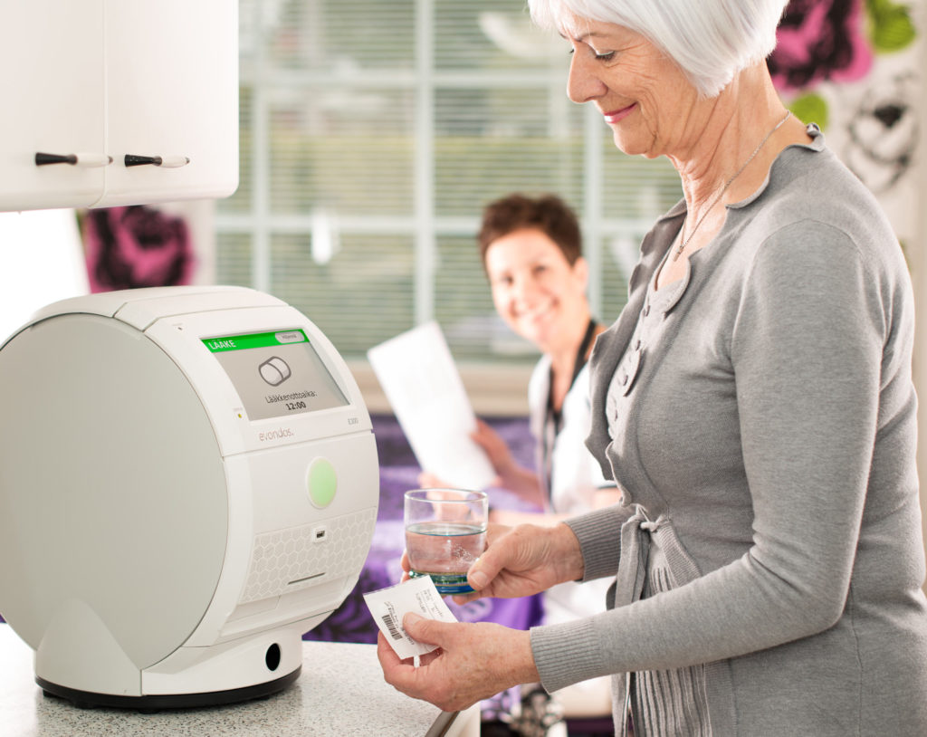 Evondos-läkemedelsautomat - Anja